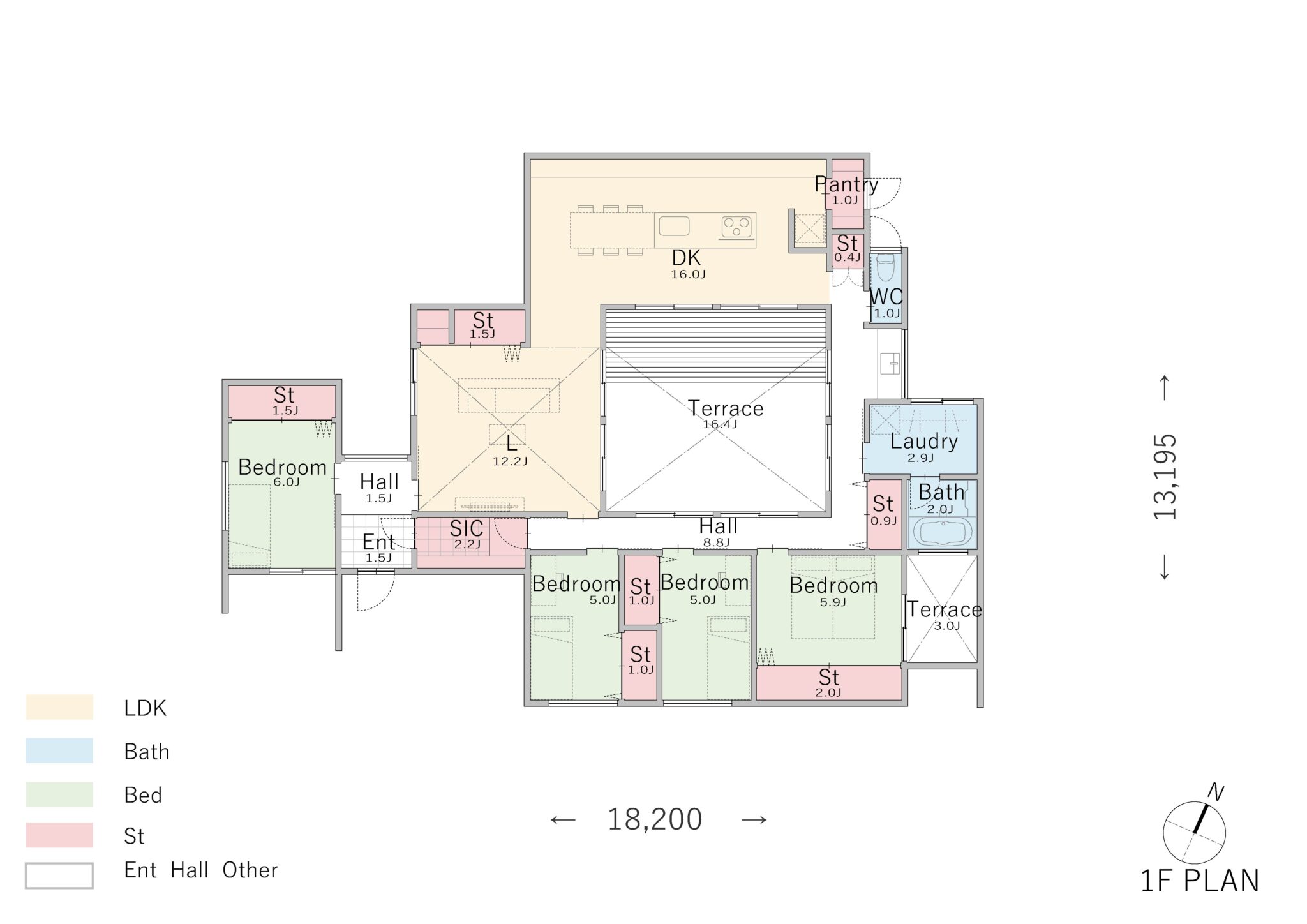 1DK〜4LDKの間取りの種類や特徴を図で紹介！実例や人気の間取りも解説 | 注文住宅なら建築設計事務所フリーダムアーキテクツ